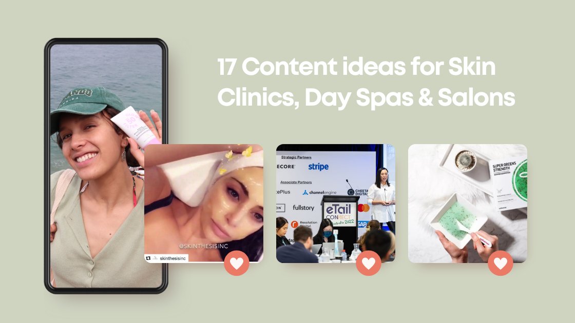 17 Instagram Content Ideas for Skin Clinics, Beauty Salons & Day Spas ...